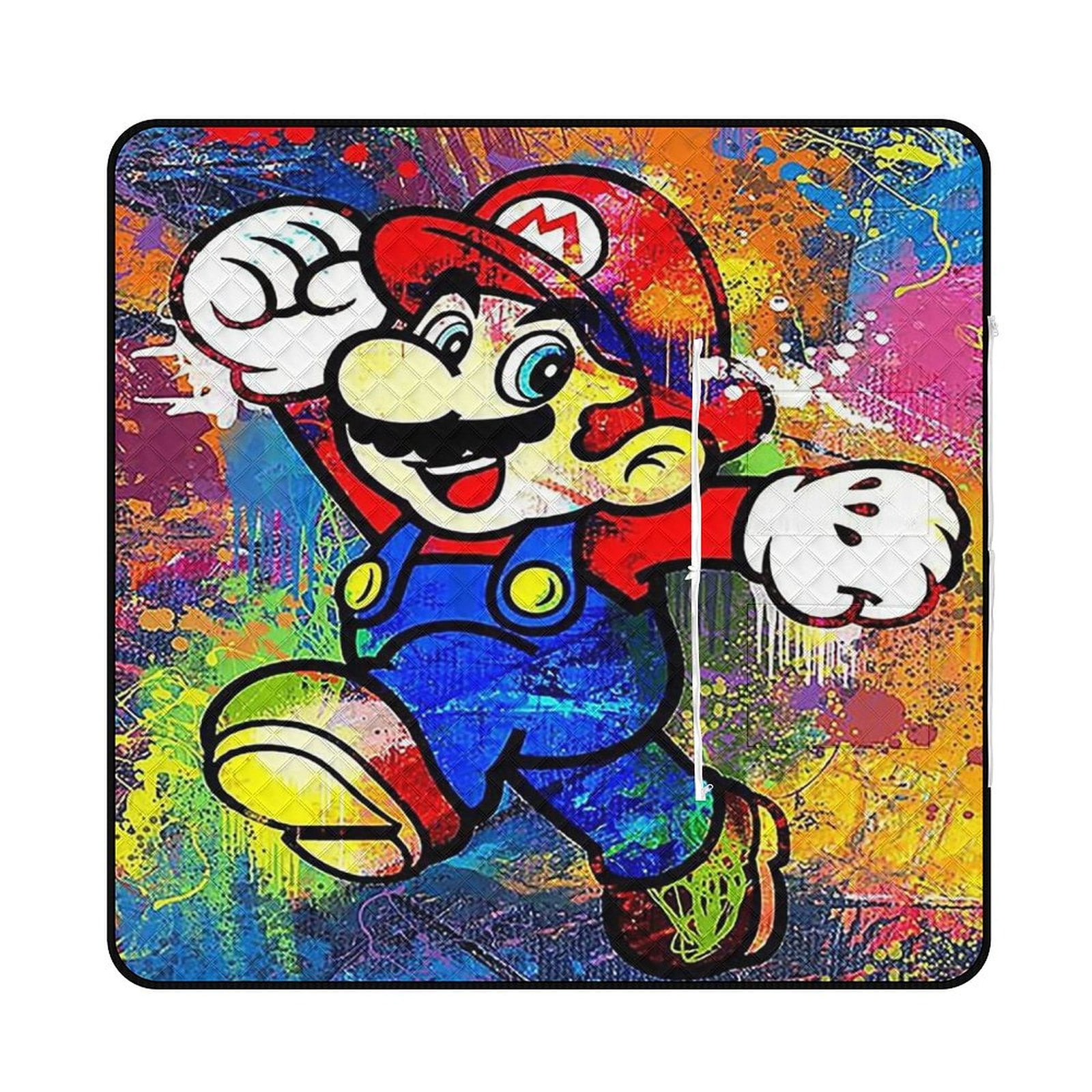 Graffiti Super Mario Picnic Blankets 59"x59" Extra Large Outdoor ...