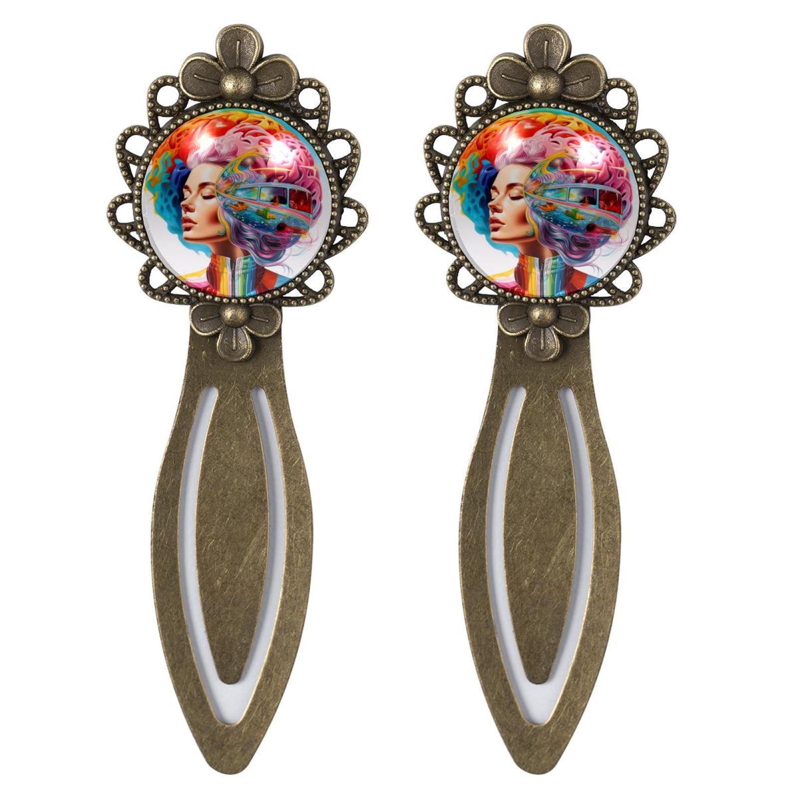 Graffiti Vintage Copper-Colored Lace Bookmarks: Stainless Steel Book ...