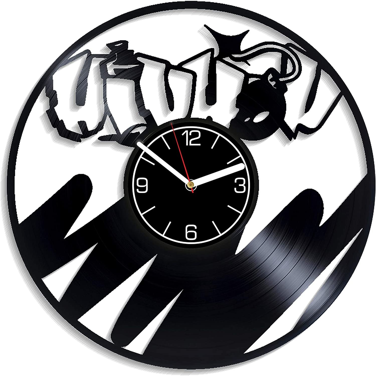 Graffiti Vinyl Record Wall Clock Graffiti Wall Art Hobby Home Decor ...