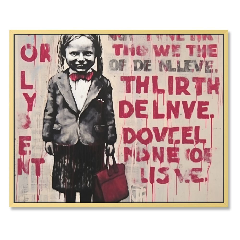 Graffiti Wall Art for Teens - Contemporary Wall Art for Teen Room Decor ...