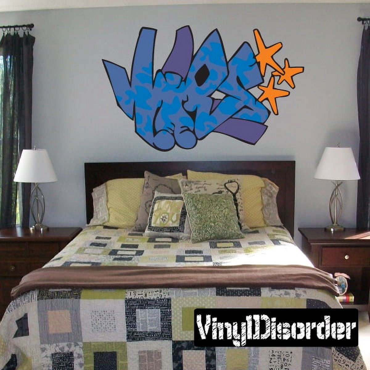Graffiti Wall Decal - Vinyl Sticker - Car Sticker - Die Cut Sticker ...