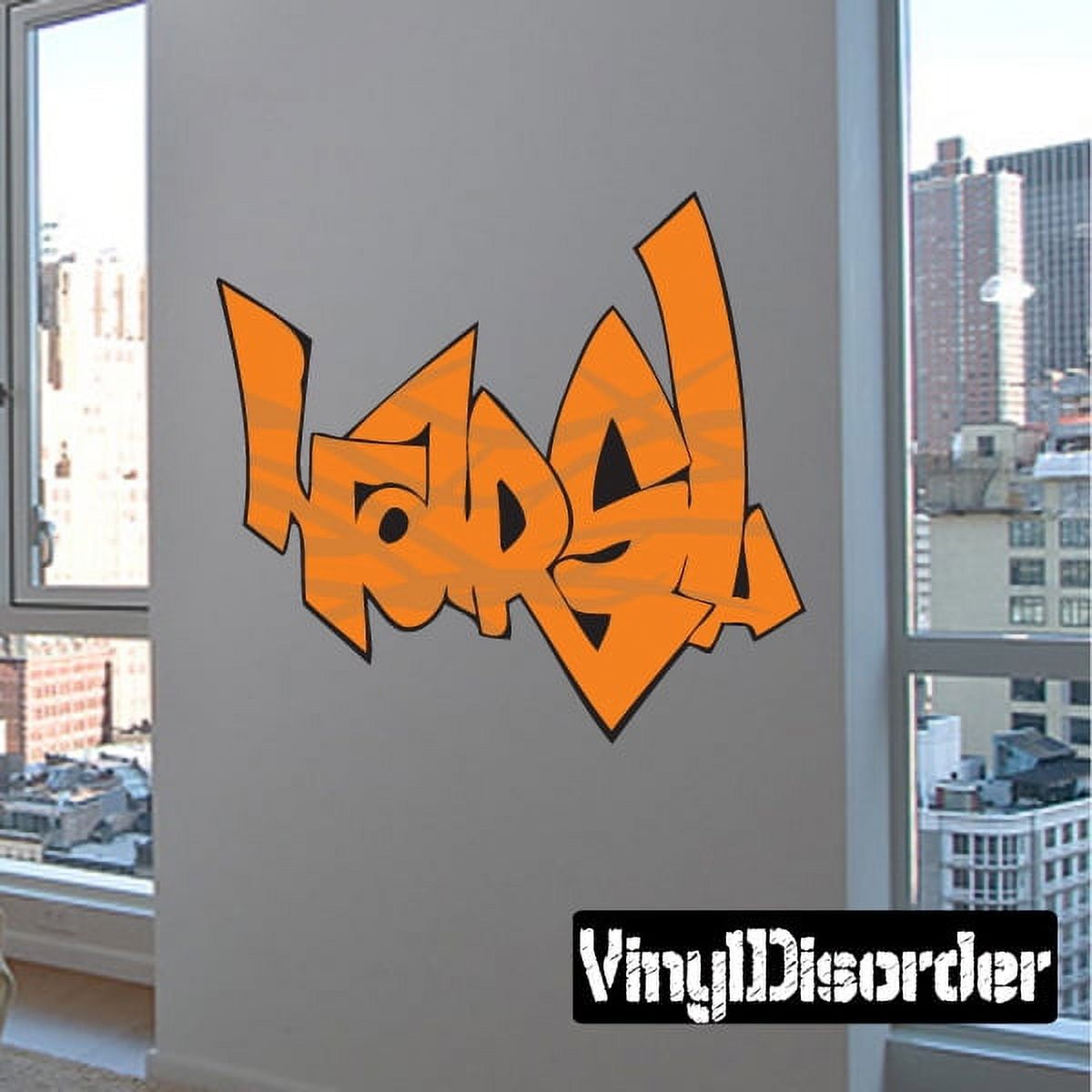 Graffiti Wall Decal - Vinyl Sticker - Car Sticker - Die Cut Sticker ...