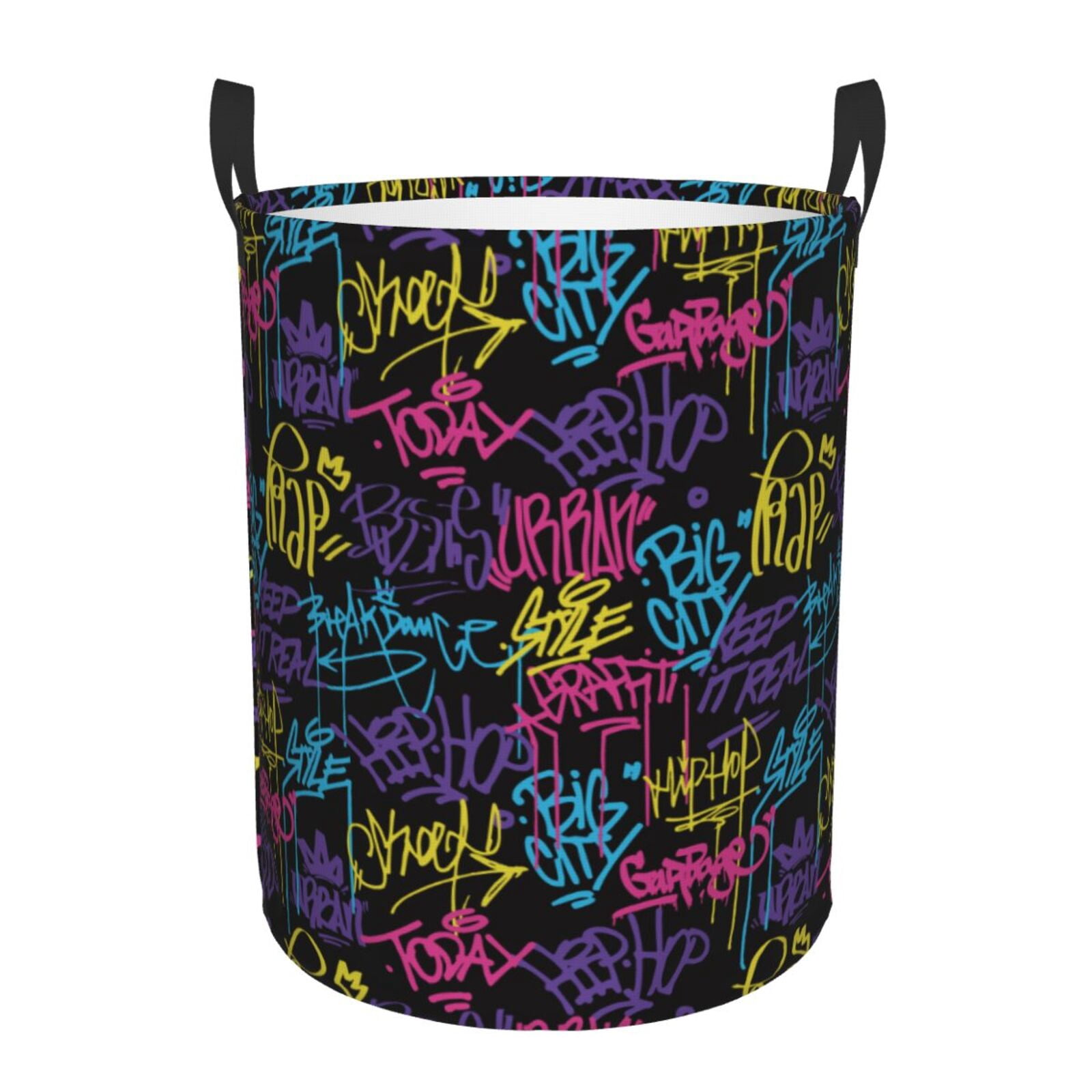 Graffiti art Laundry Basket, Laundry Hamper Waterproof Laundry Bag ...