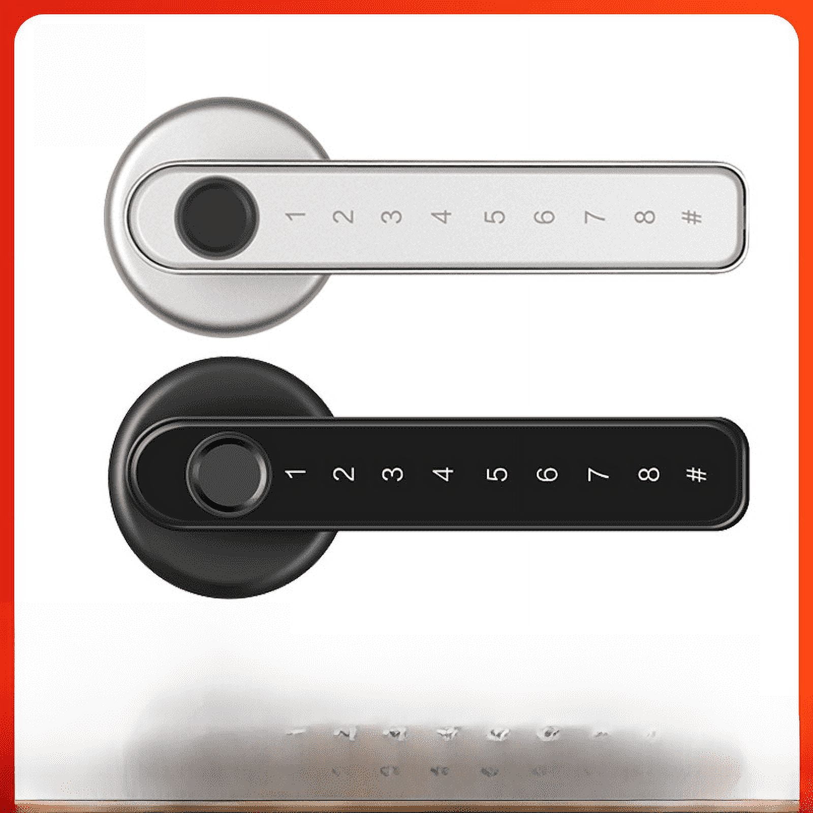 Graffiti smart lock Bluetooth control indoor wooden door room bedroom ...