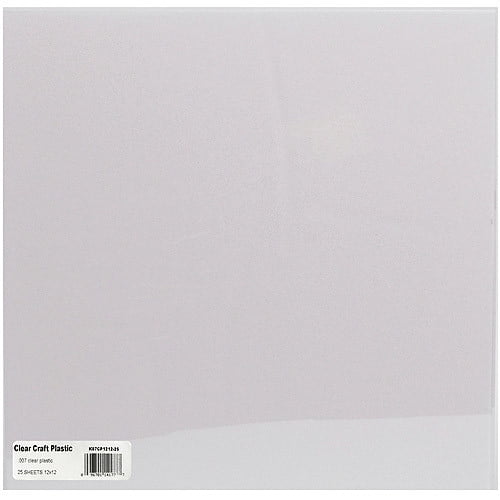 Grafix Craft Plastic Sheets 12"X12" 25/Pkg-Clear .007 - Walmart.com