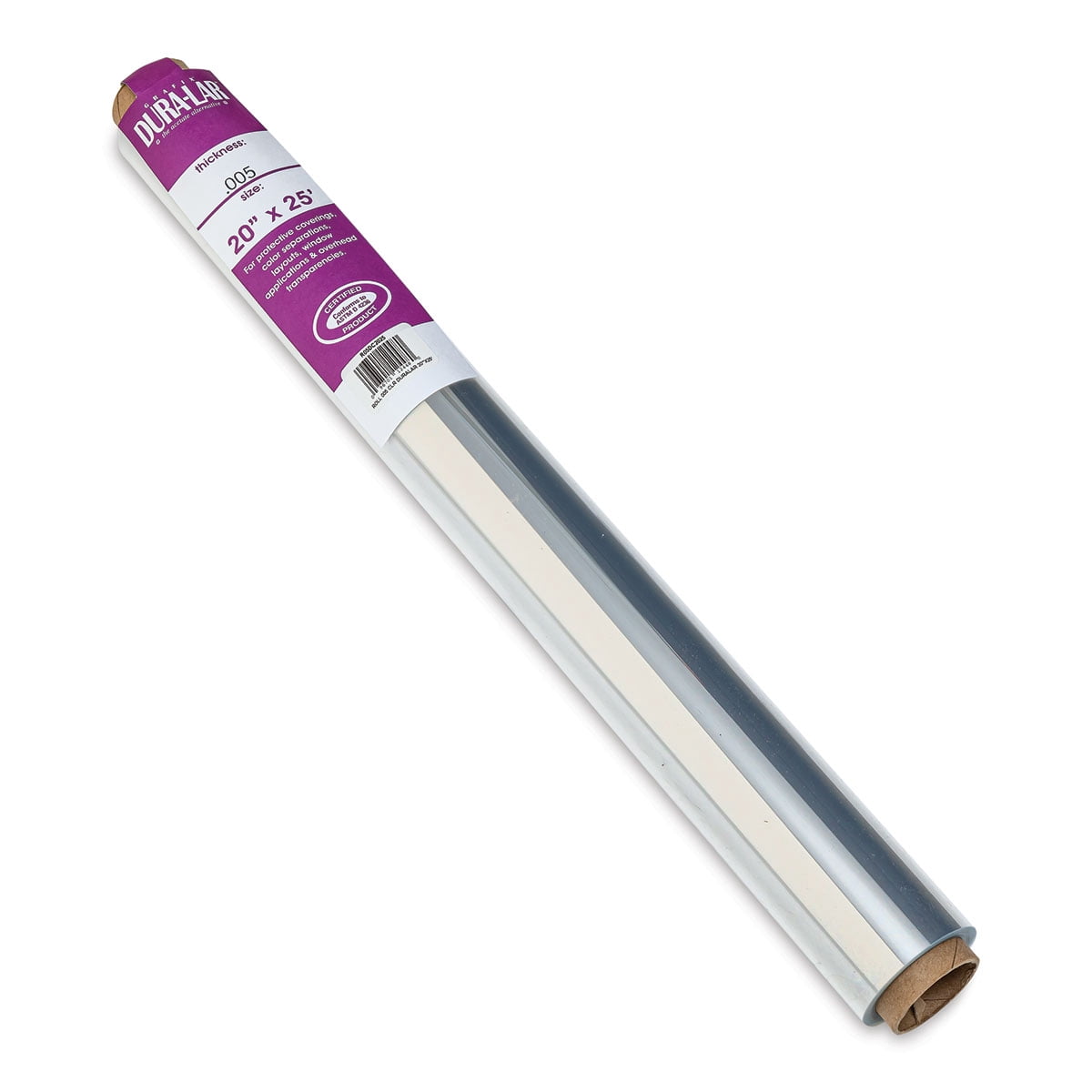 Grafix Dura-Lar Clear Acetate Alternative - 20" x 25 ft x .005 ...