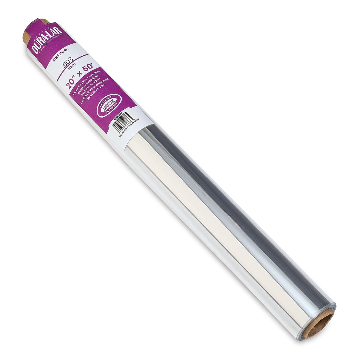 Grafix Dura-Lar Clear Acetate Alternative - 20" x 50 ft x .003 ...
