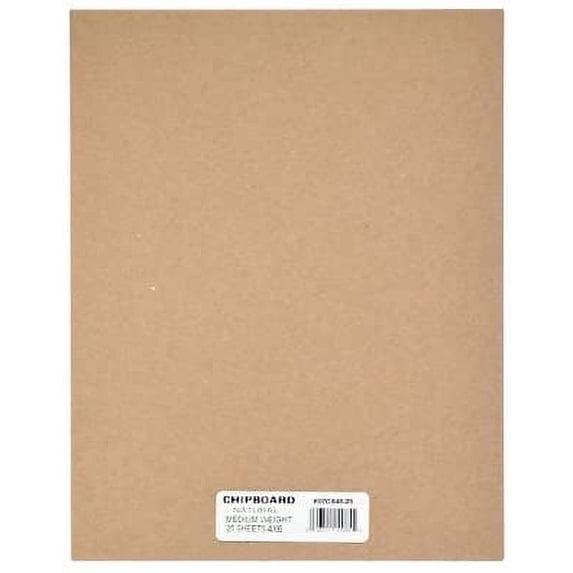 Grafix Medium Weight Chipboard Sheets 4"X6" 25/Pkg-Natural - Walmart.com