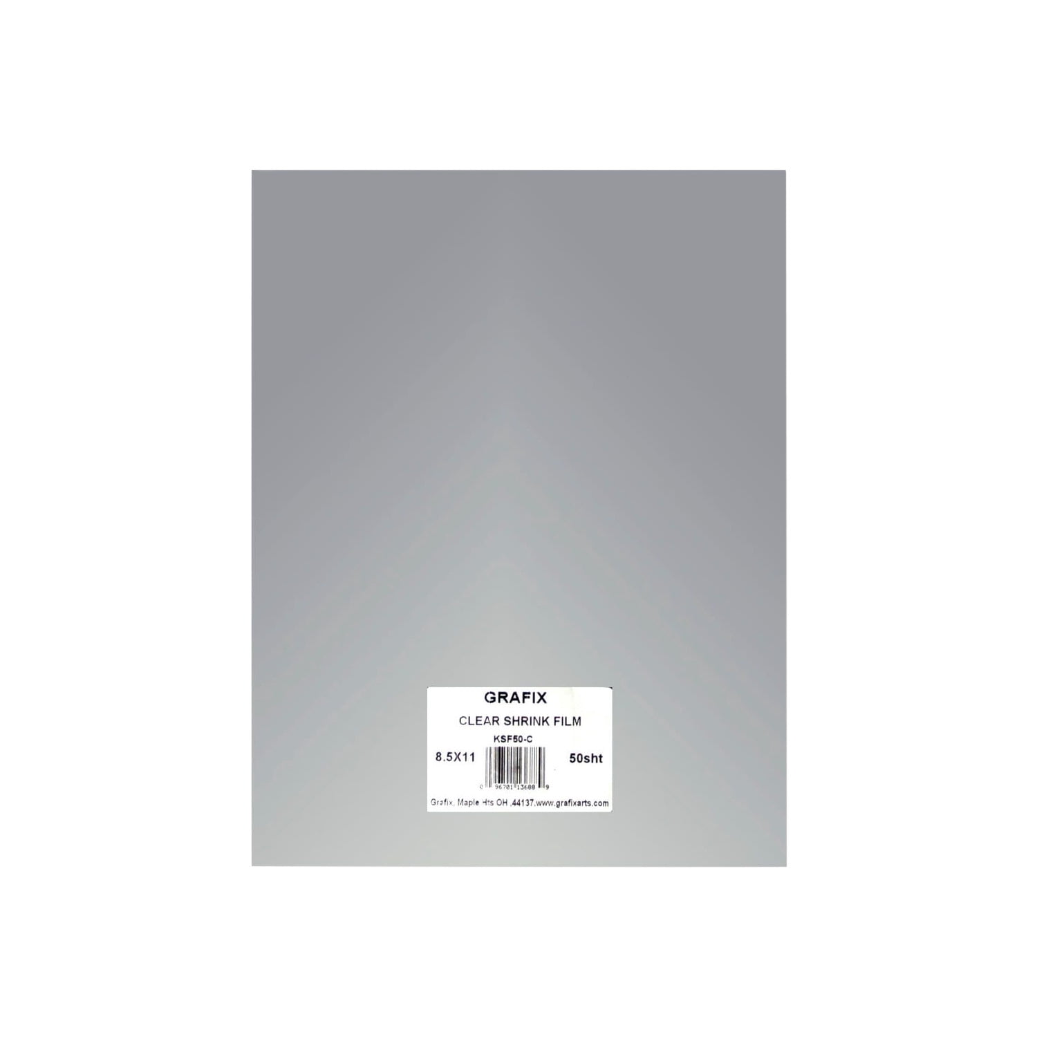 Grafix Shrink Film - 8.5" x 11", Clear Plastic Sheets for Heat Craft ...