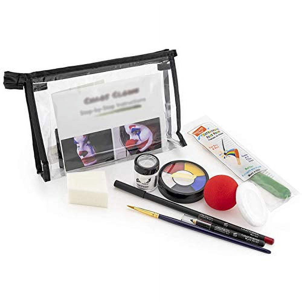 Graftobian Chaos Clown Makeup Kit - Complete 10 Piece Set for Joker ...