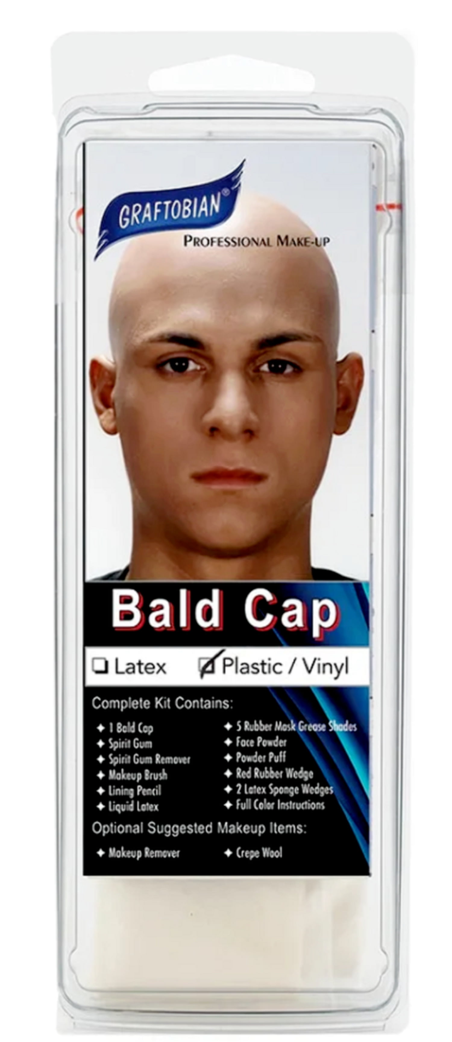 Graftobian Premium Plastic/Vinyl Bald Cap - Walmart.com