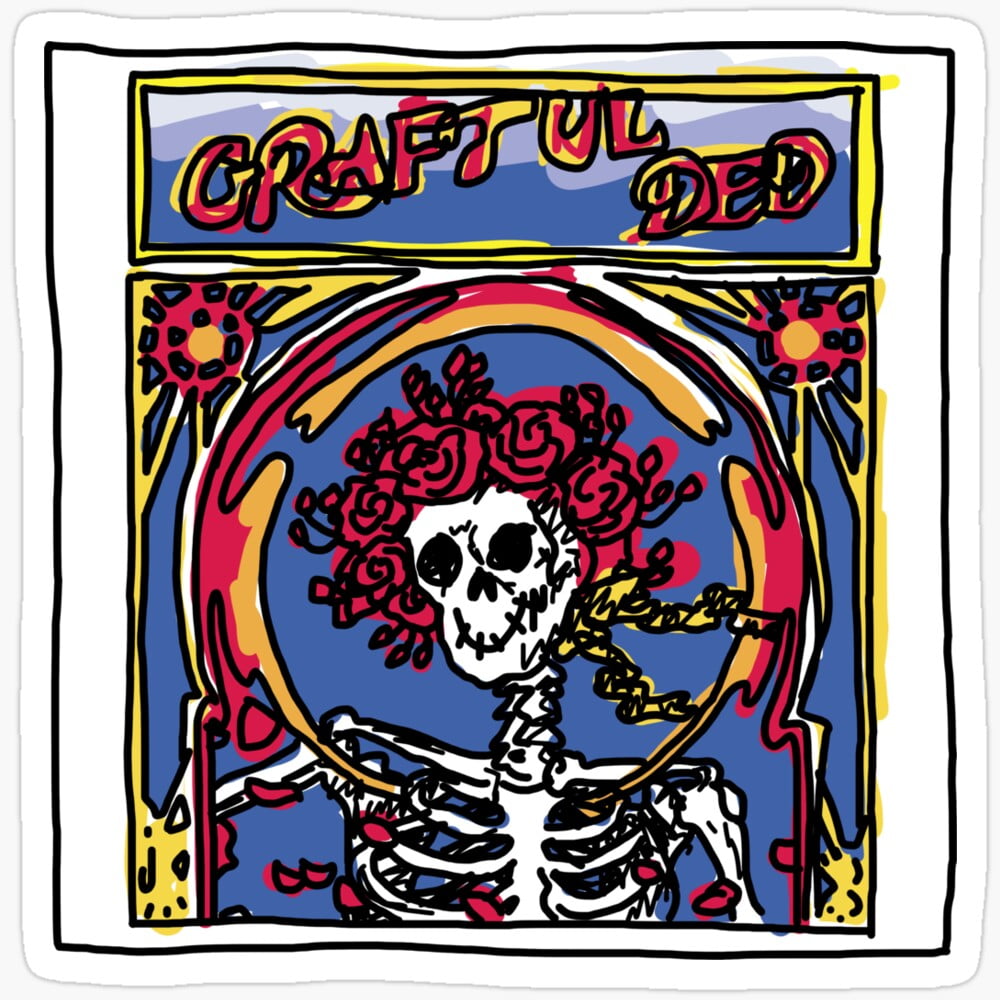 Graftul Ded Album Cover Parody Sticker Phone Decal Water Bottle ...