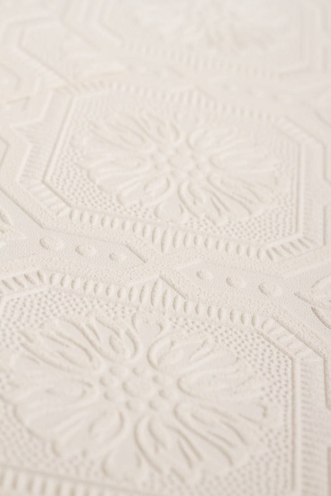 Small Squares White Paintable Wallpaper - Walmart.com