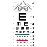 Graham Field Distance Vision Eye Chart 20 Feet Illiterate E - 1 Count ...