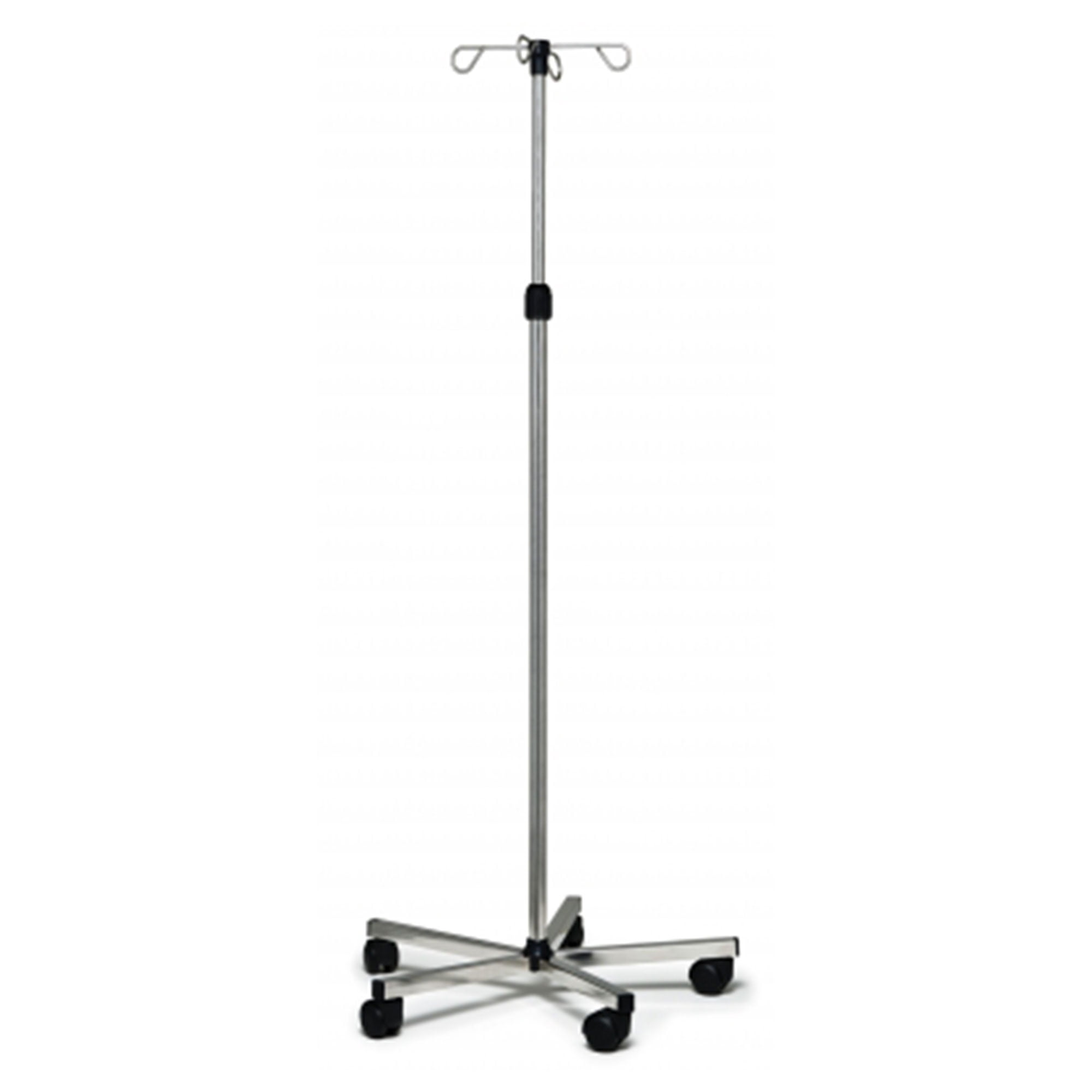 Graham Field Stainless Steel 4 Hook Deluxe IV Pole & Stand w/ Wheels ...