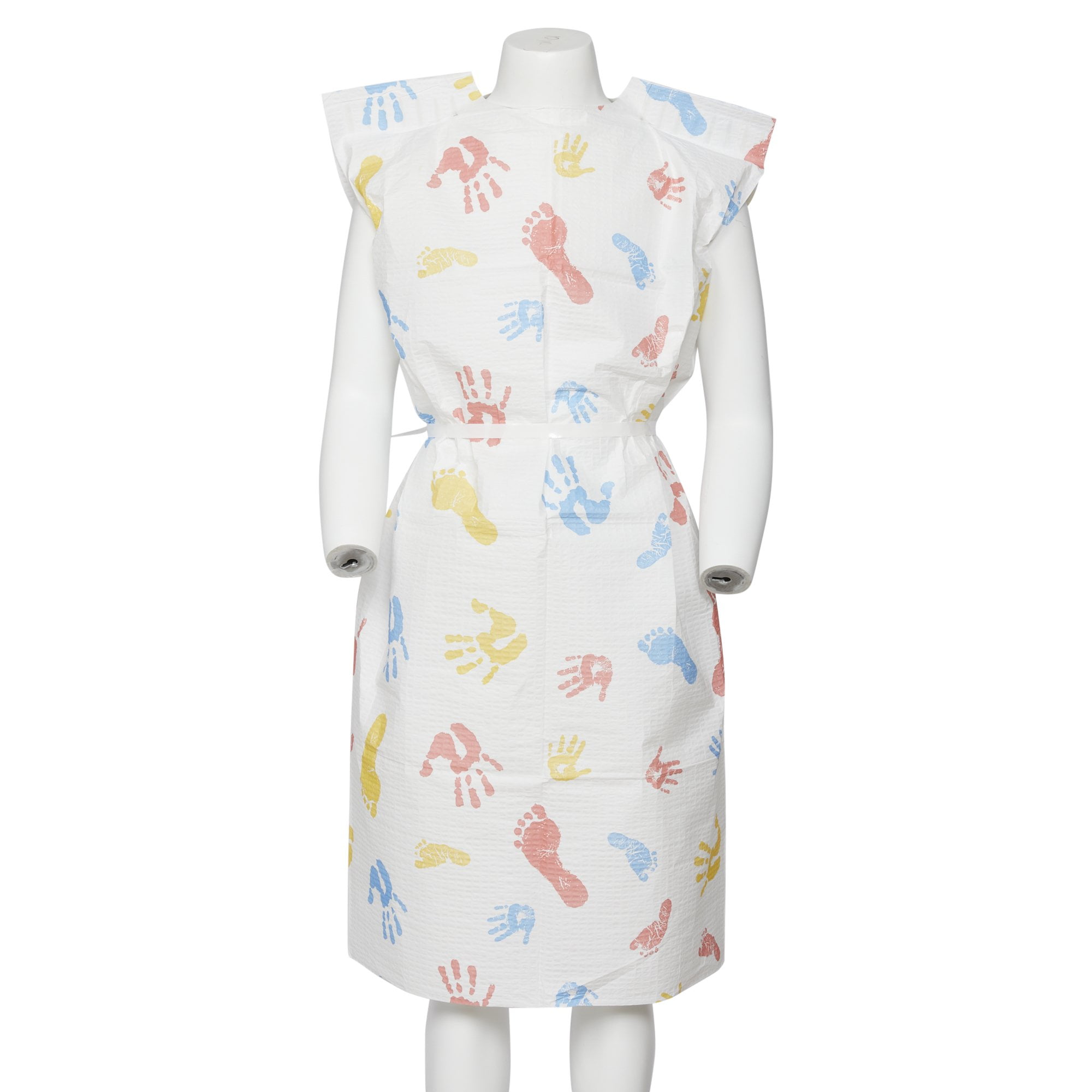 Graham Medical Disposable Pediatric Tissue-Poly Exam Gown Child Size 50 ...