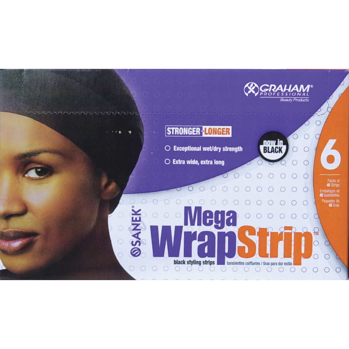 Graham Sanek Black Mega Wrap Strips, 240 Strips/PK - Walmart.com