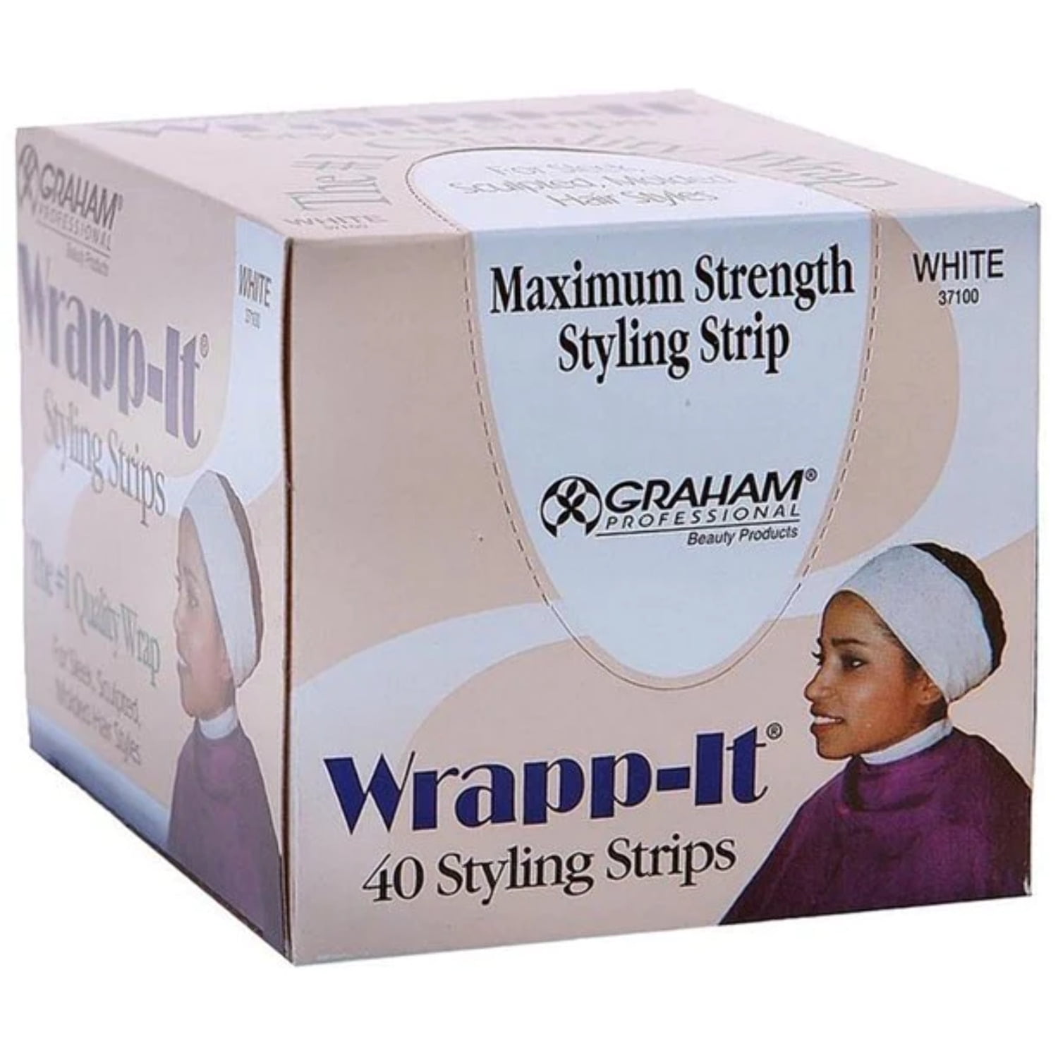 Graham Wrapp-It Styling Strips, White 40 ea - Walmart.com