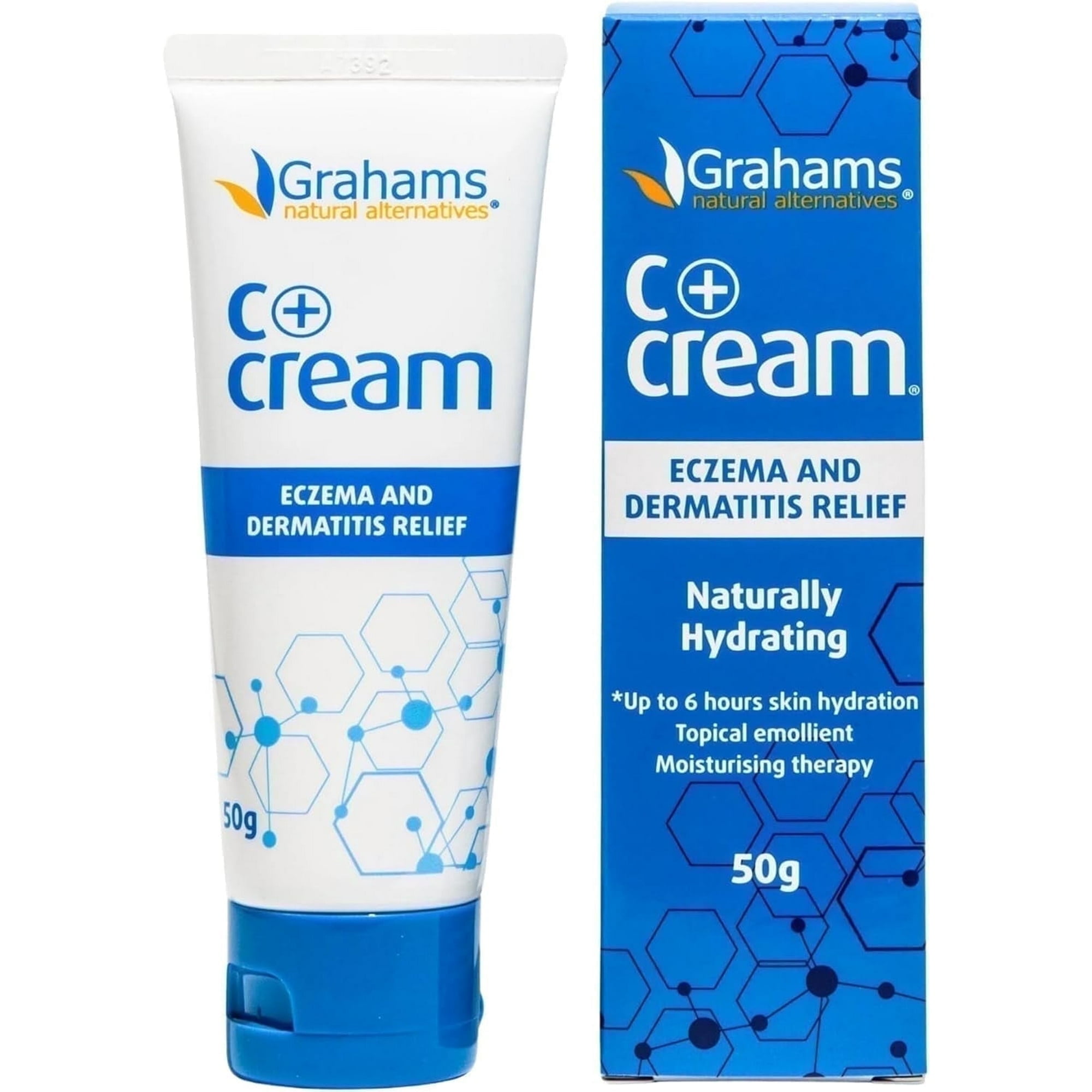 Grahams Natural C+ Eczema Cream for Dermatitis, Dry Skin & Itch Relief ...