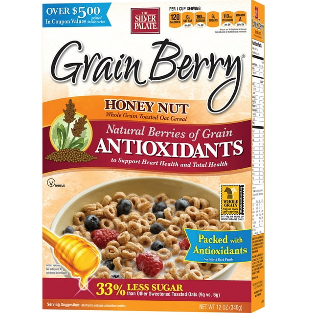 Grain Berry Honey Nut MMF7 Toasted Oats, 12 Ounce - Walmart.com