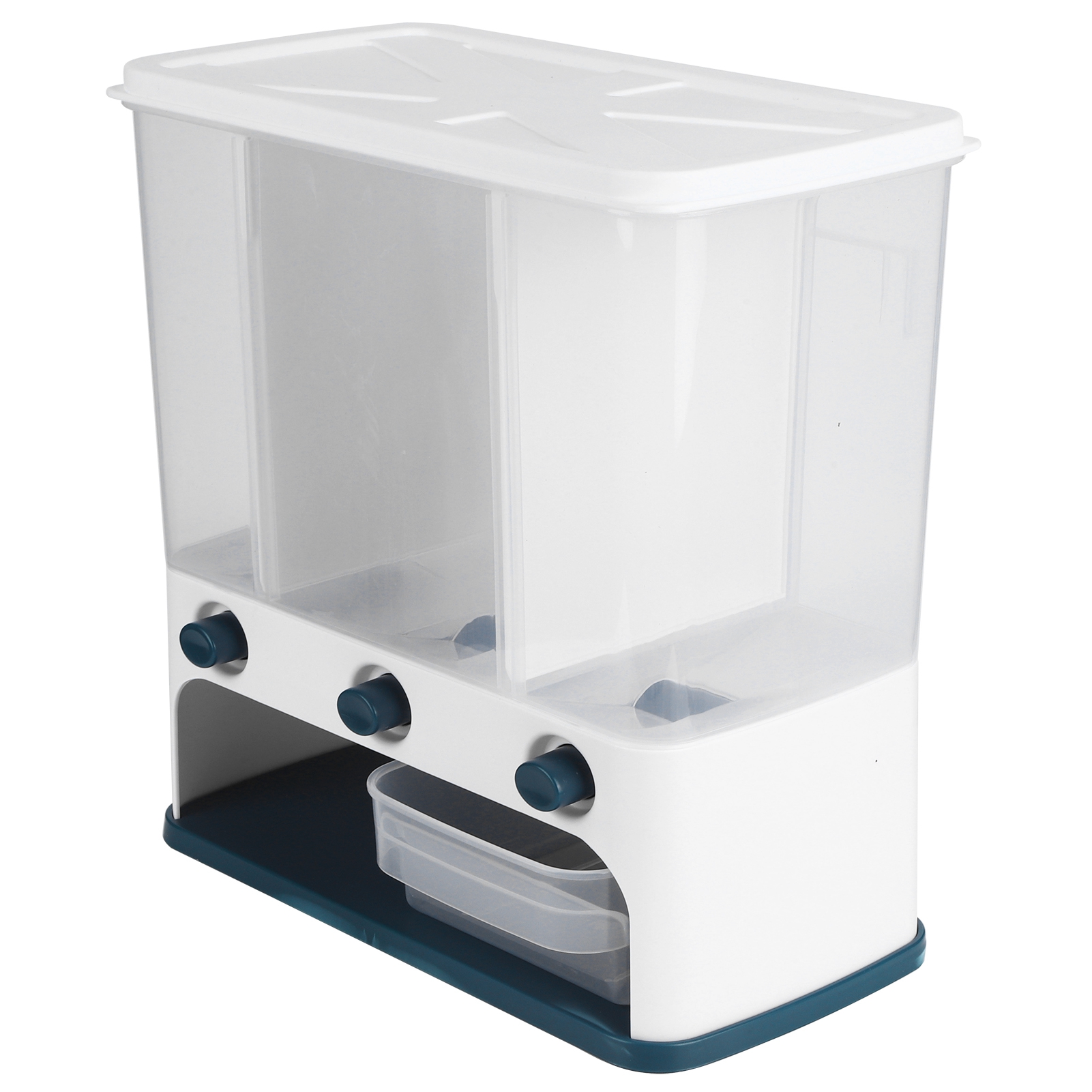 Grain Cereal Dispenser with Lid WallMounted Dry Food Storage Container ...