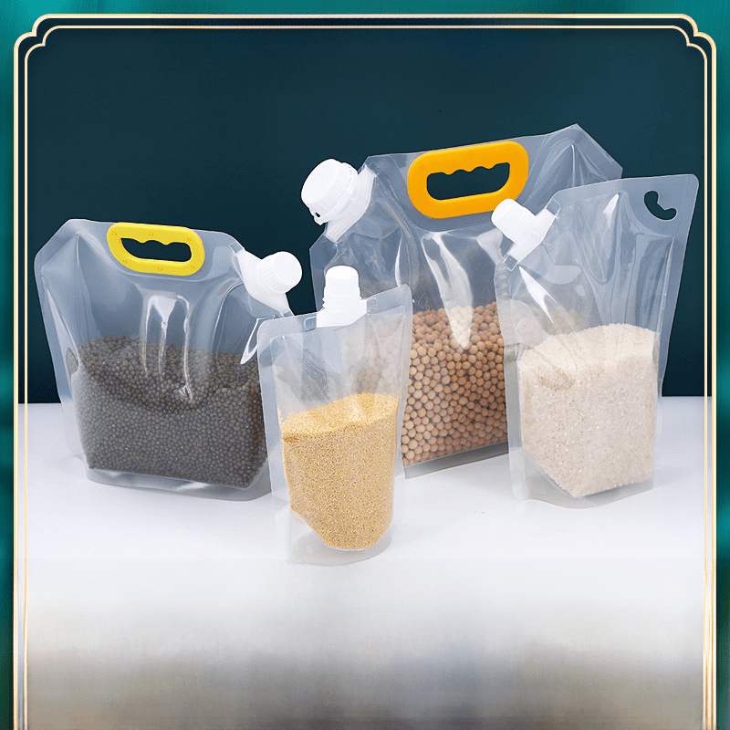 Grain Cereals Portable Storage Bag Food Packaging Sealed Rice Bag ...