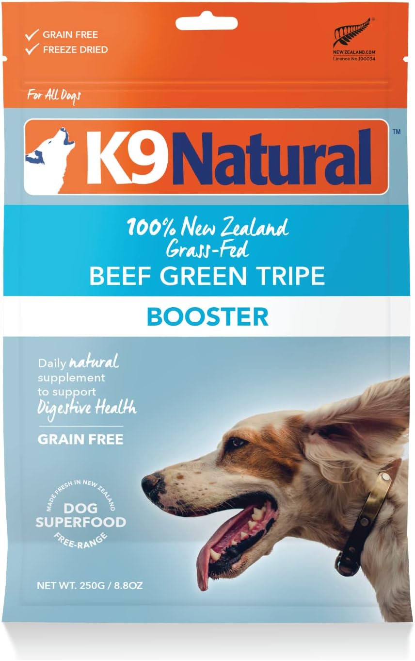 Grain-Free Freeze-Dried Dog Food Supplement Booster, Beef Green Tripe ...