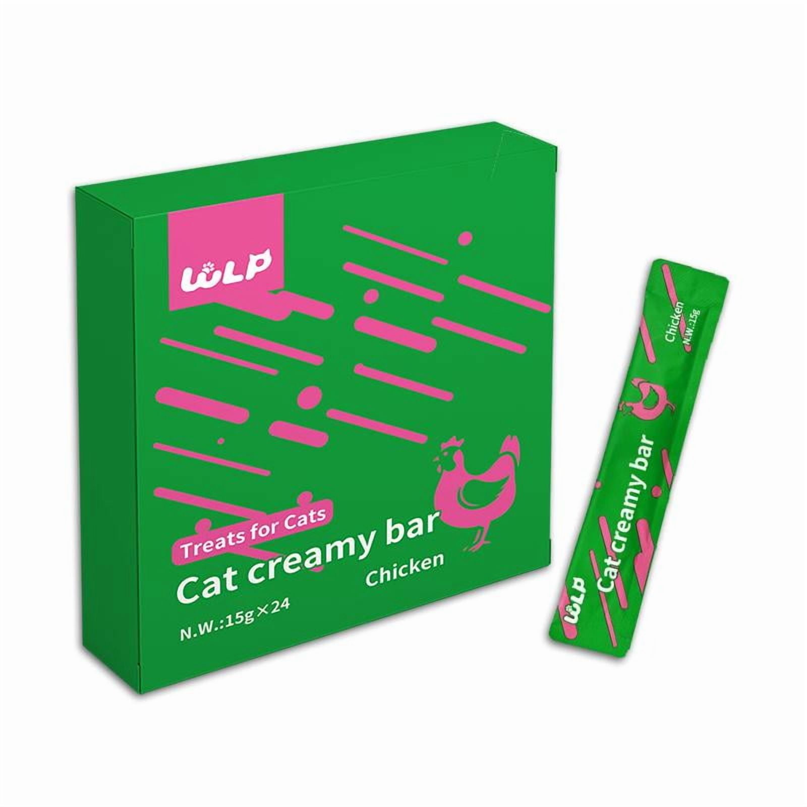 "Grain-Free Lickable Cat Treat Tubes, Creamy Squeezable Snack for Cats ...