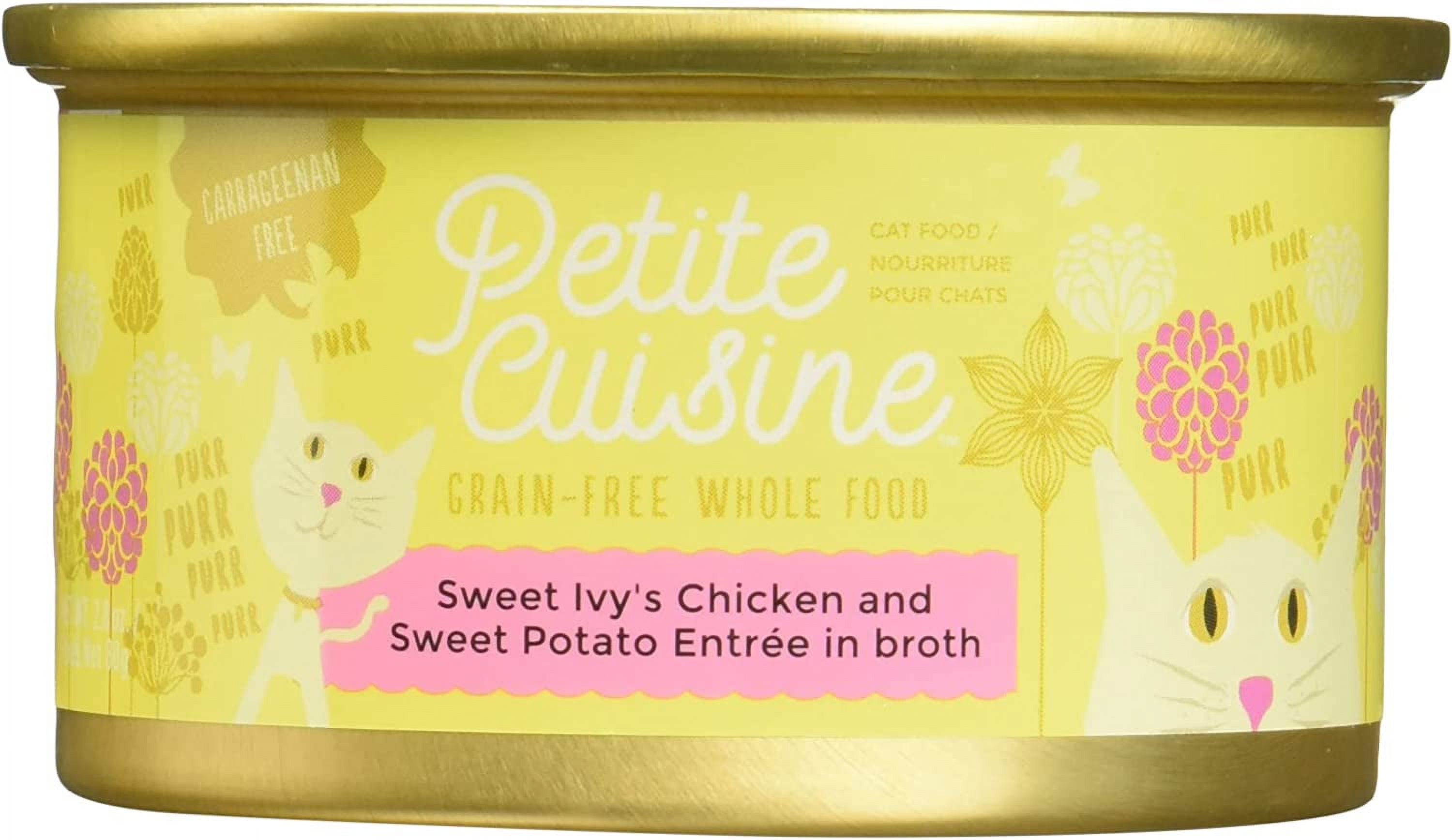 Grain-Free Wet Cat Food, Sweet Ivy's Chicken & Sweet Potato, 24 cans 2. ...