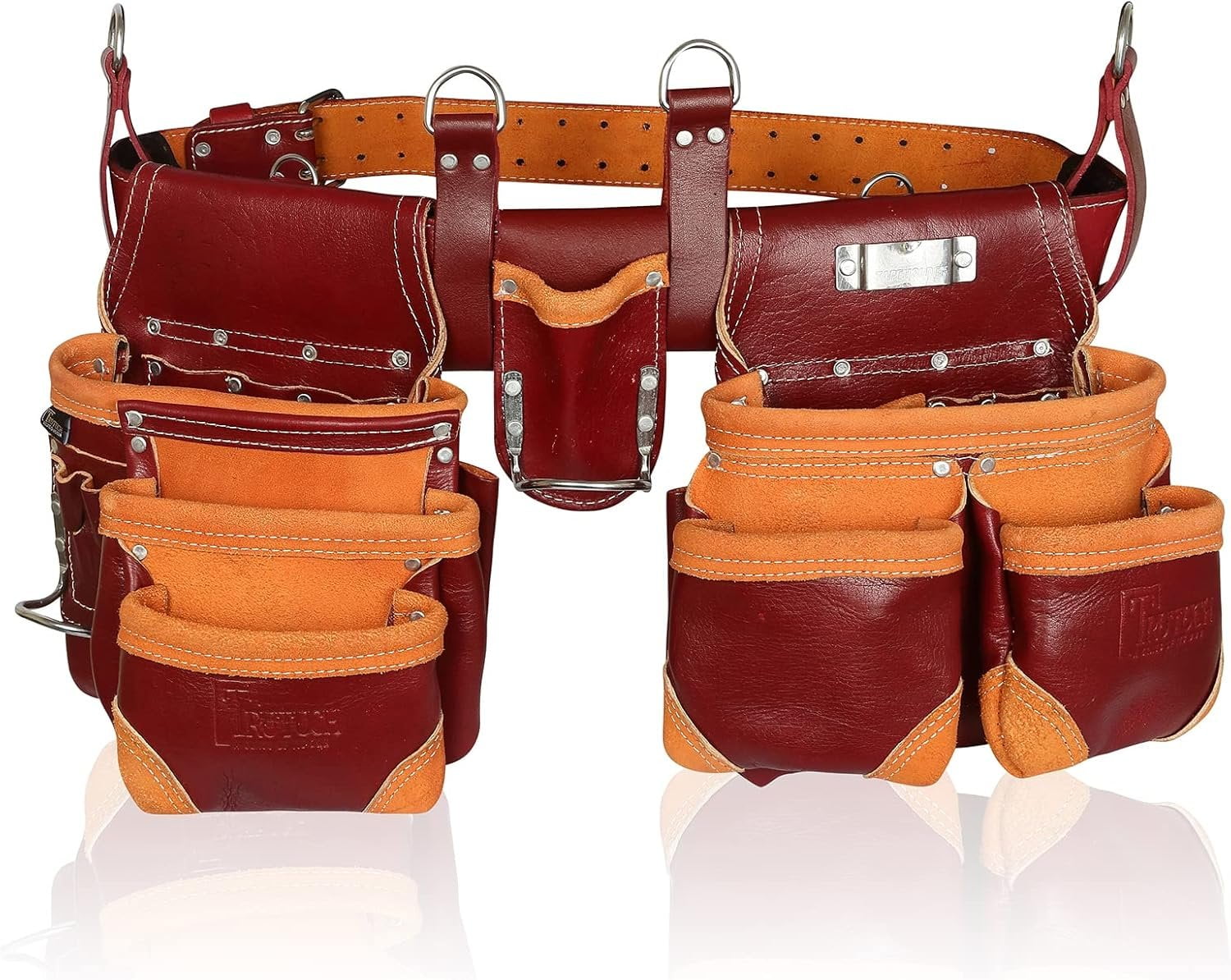 Grain Leather Tool Belt | Tool Rig Set | Tool Pouch | Drywall ...