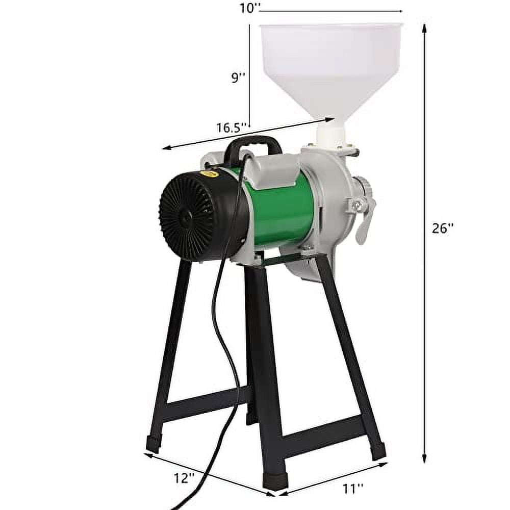 Grain Mill Grinder 2200W Electric Corn Grinder Wet Dry Mill Machine ...