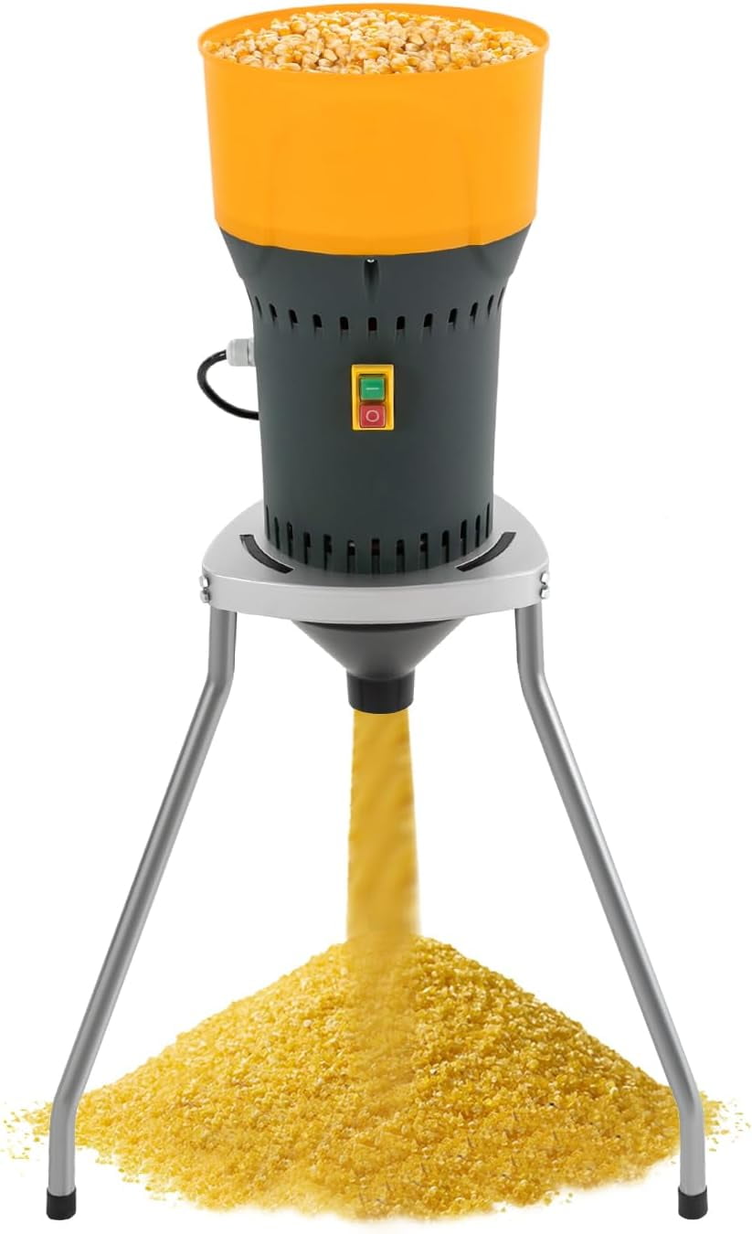 Grain Mill Grinder Electric with Grinding Sieves, 110V Spice Grinders ...