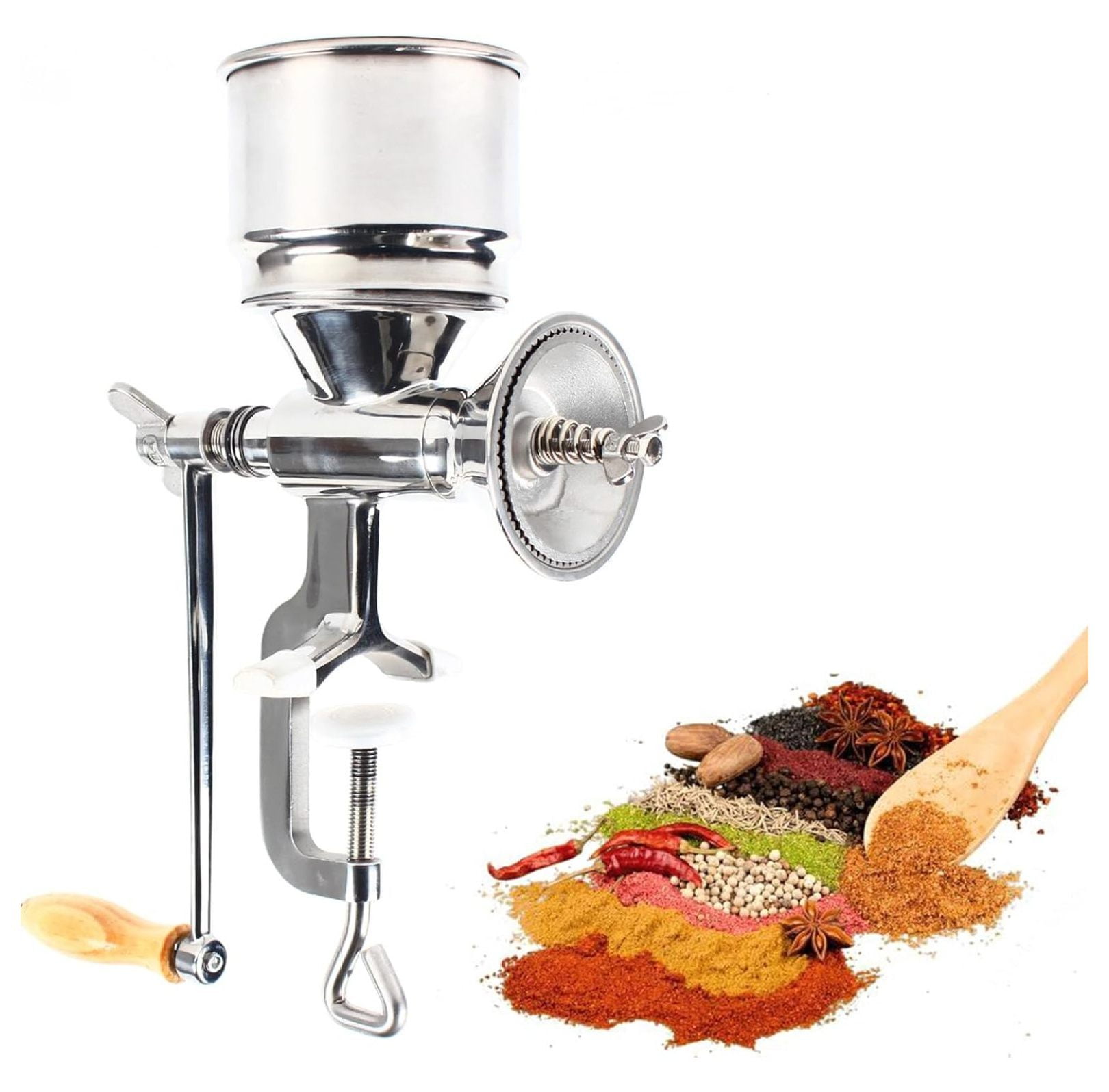 Grain Mill Manual grain Grinder, Manual Corn Flour Grains Grinder Corn ...