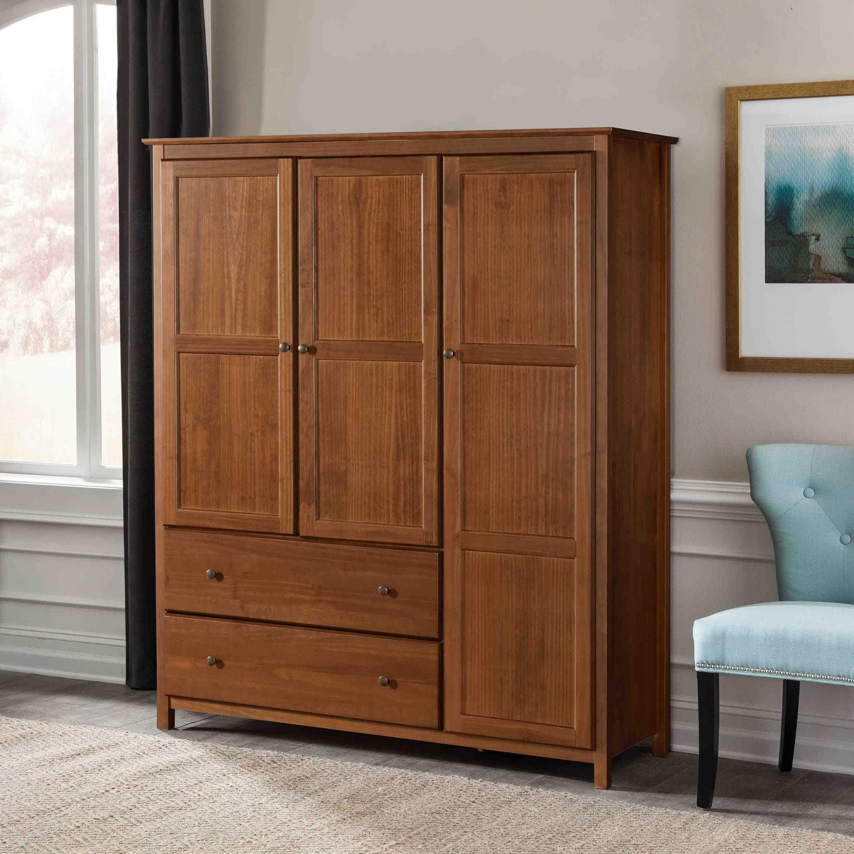 Acme Furniture Cargo Wardrobe with Double Door - Walmart.com