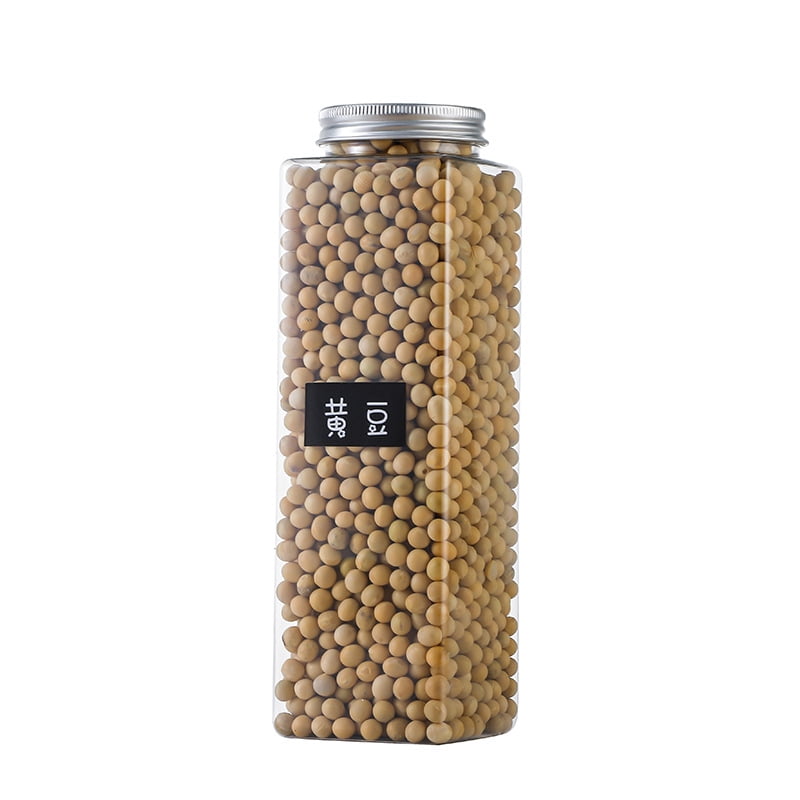 Grain jar kitchen grain storage jar transparent plastic storage jar ...