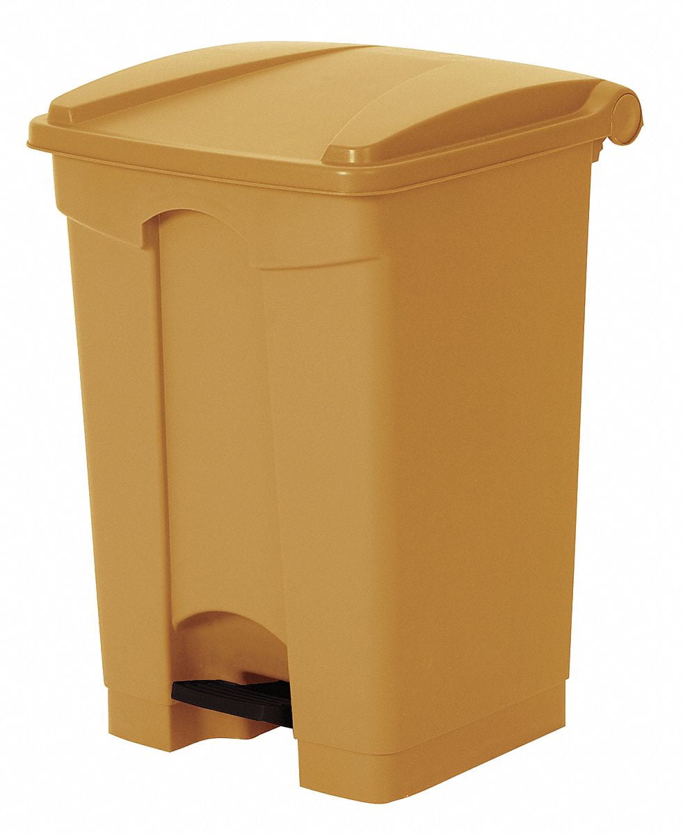 Grainger Fire-Resistant Trash Can,Beige 6GAJ8 - Walmart.com