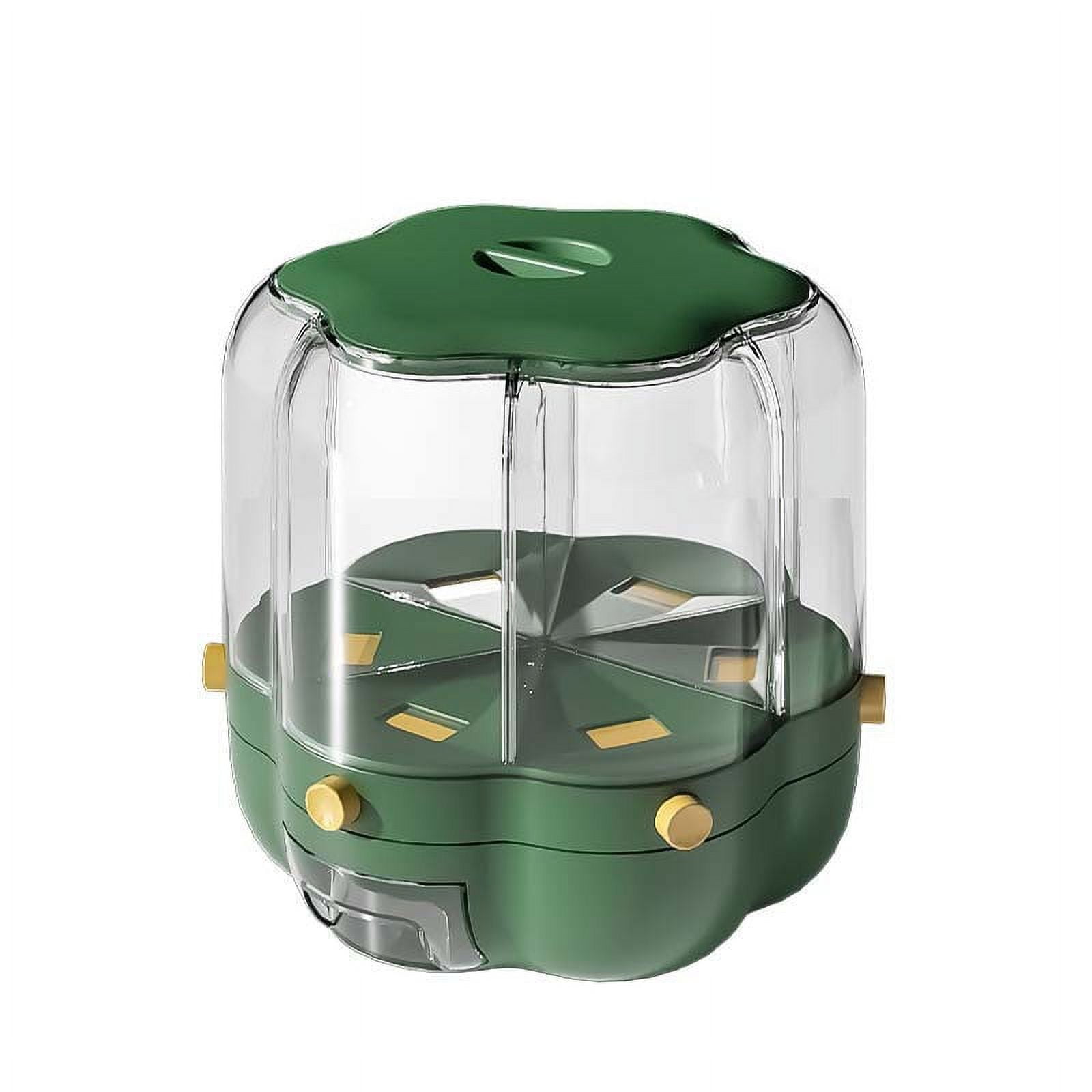 Grains Separate Storage Box Rotating Rice Bucket Food Grade Household ...