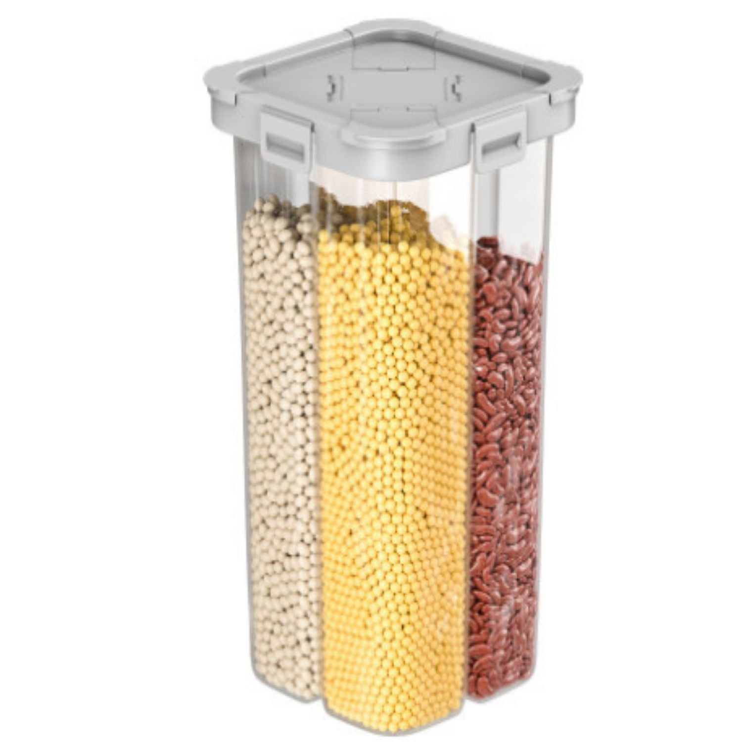 Grains storage box, kitchen, beans and grains, noodles compartment ...