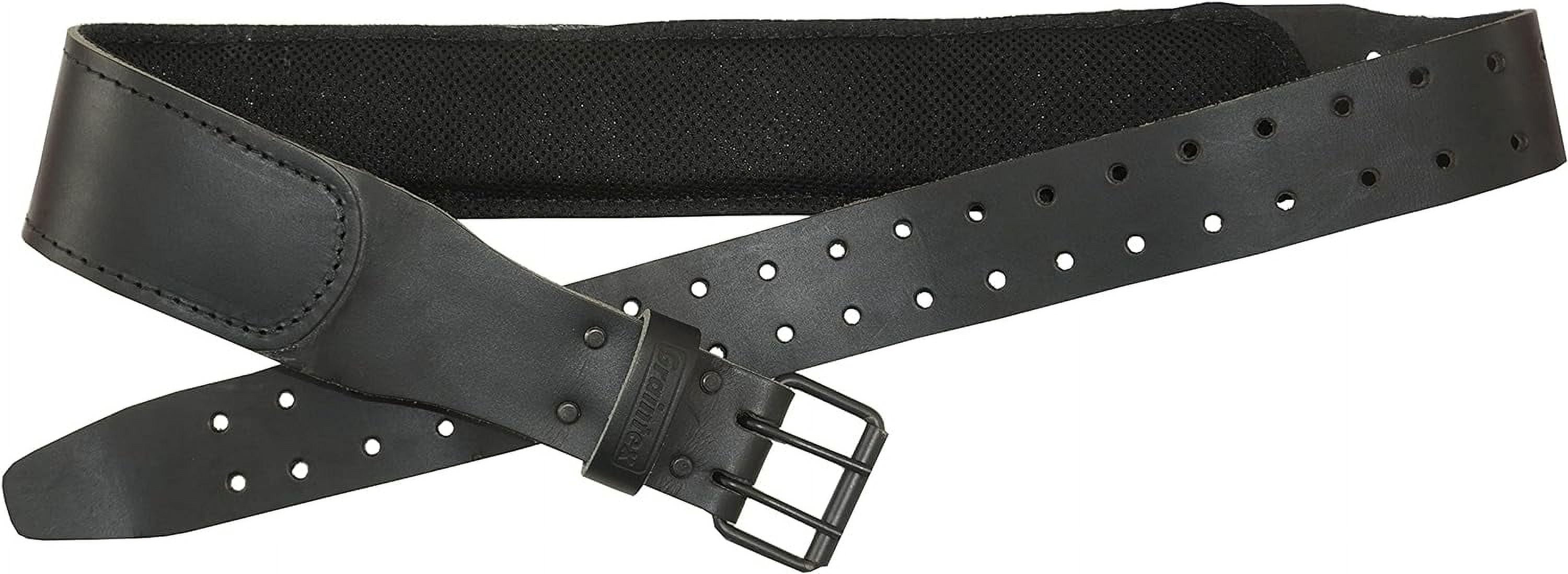 Graintex LB2084 Top Grain Leather Belt Black Color Padded for Framers ...