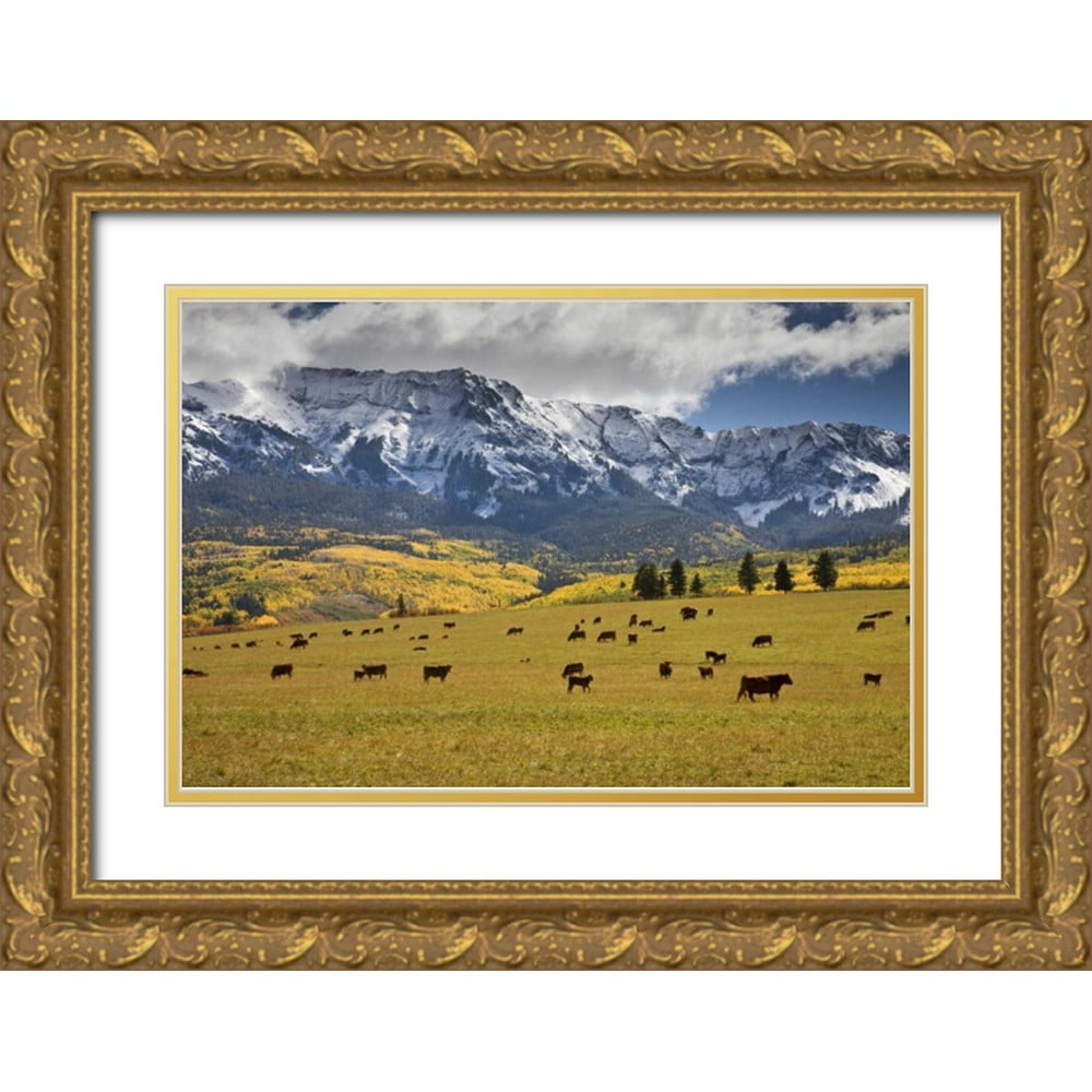 Grall, Don 14x11 Gold Ornate Wood Framed with Double Matting Museum Art ...
