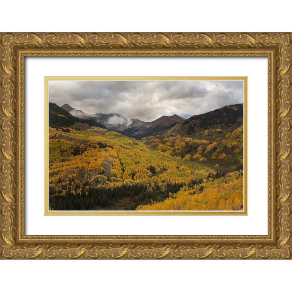 Grall, Don 14x11 Gold Ornate Wood Framed with Double Matting Museum Art ...