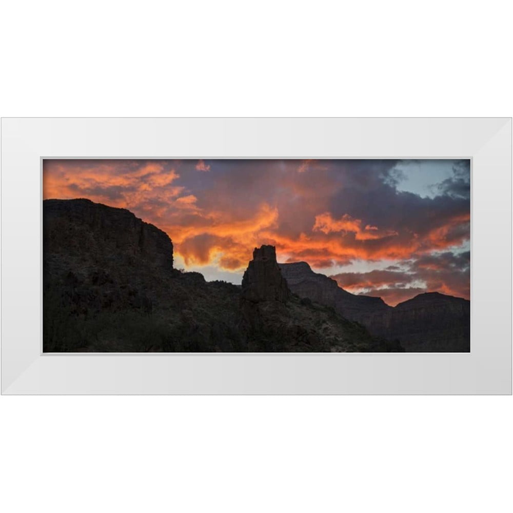Grall, Don 14x9 White Modern Wood Framed Museum Art Print Titled - Arizona, Grand Canyon NP ...