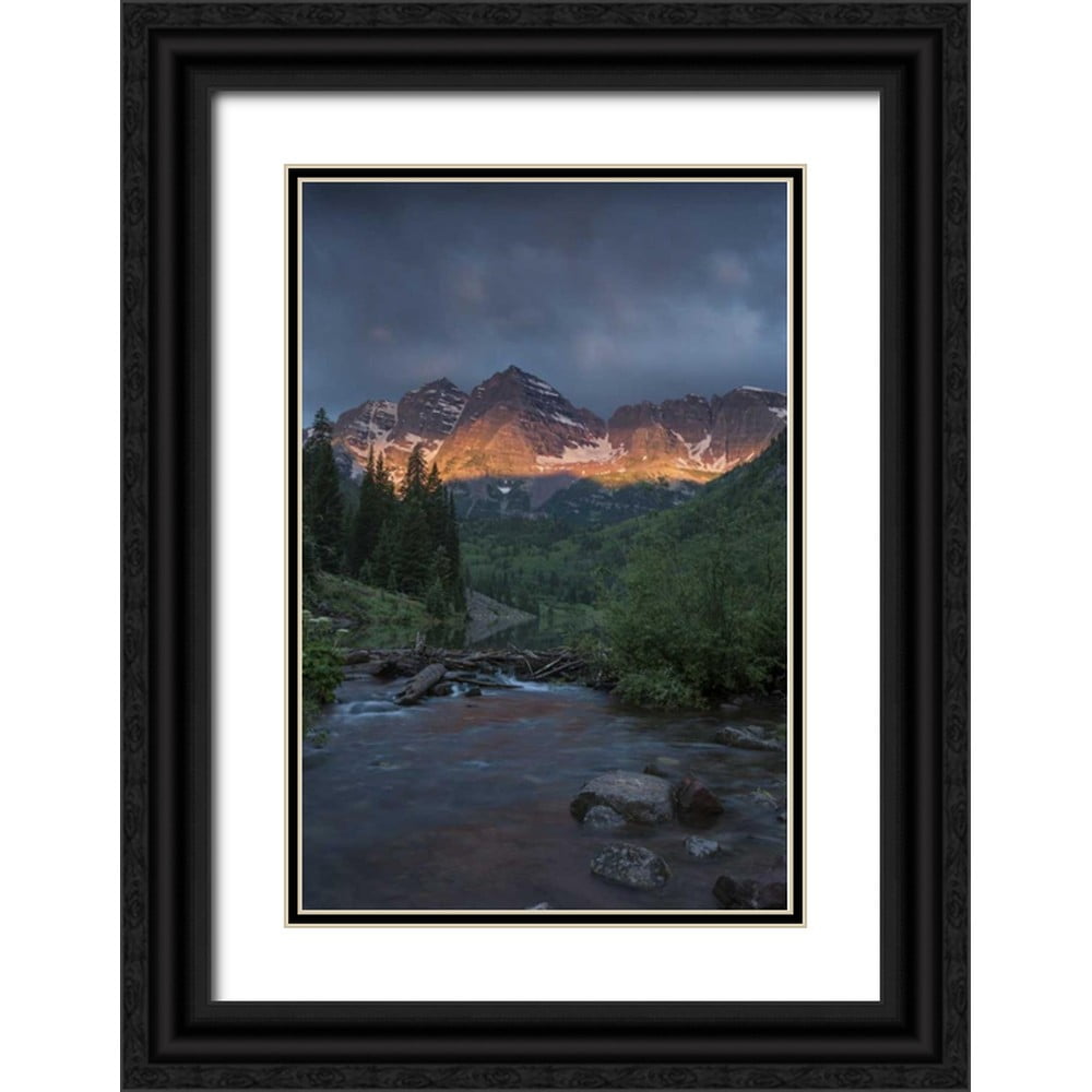 Grall, Don 17x24 Black Ornate Wood Framed with Double Matting Museum ...