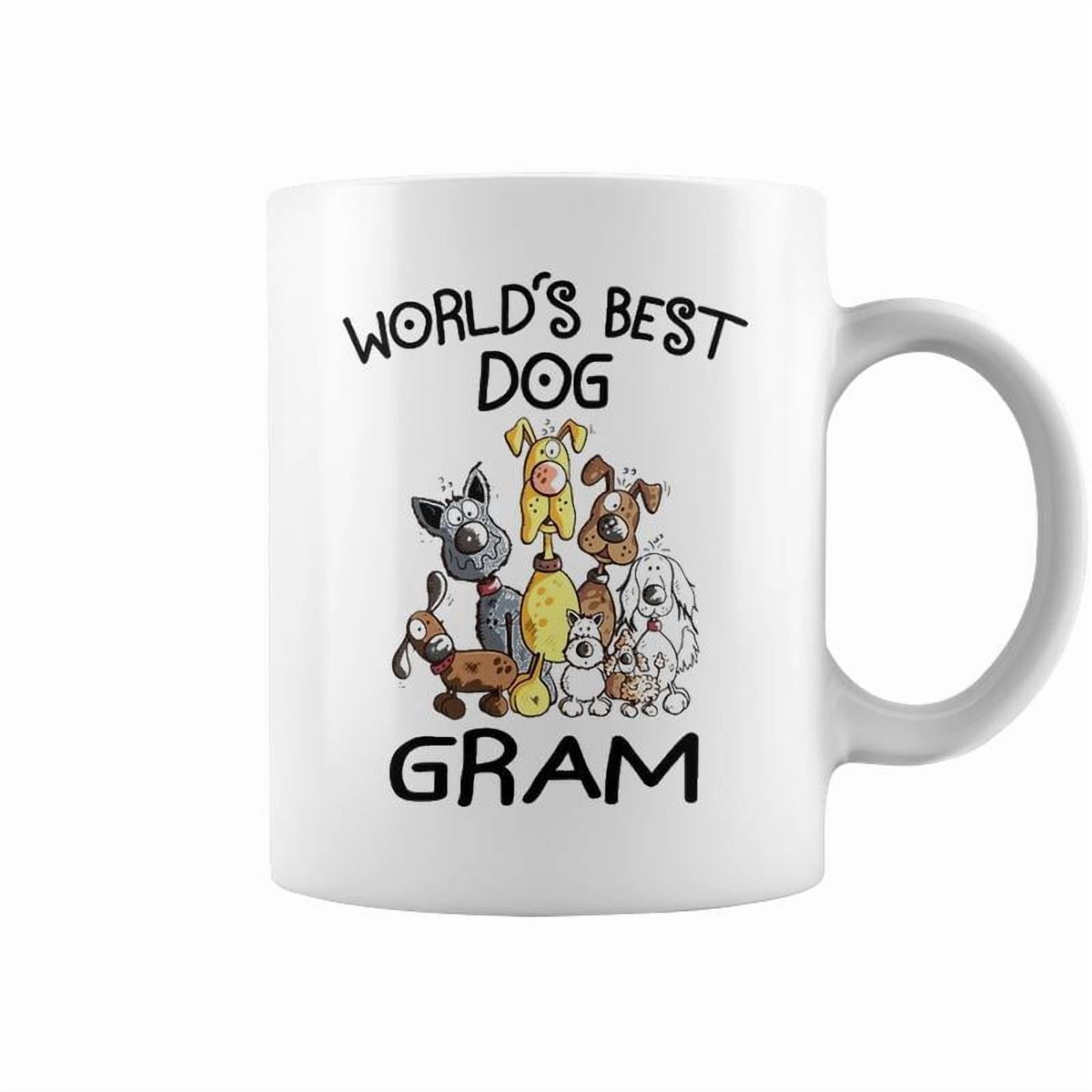Gram Grandma Gift Worlds Best Dog Gram Accent Mug - Walmart.com