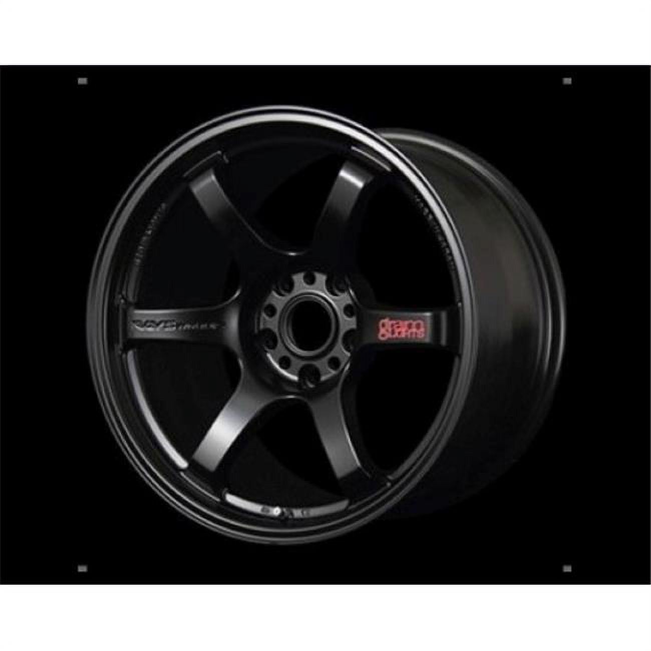 Gram Lights 18 x 8.5 & Plus 37 5x114.3 Semi Gloss Black 57DR Wheel ...