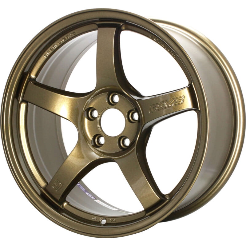Gram Lights 57CR 18x9.5 +38 5-114.3 Almite Gold Wheel (Min Order Qty Of ...