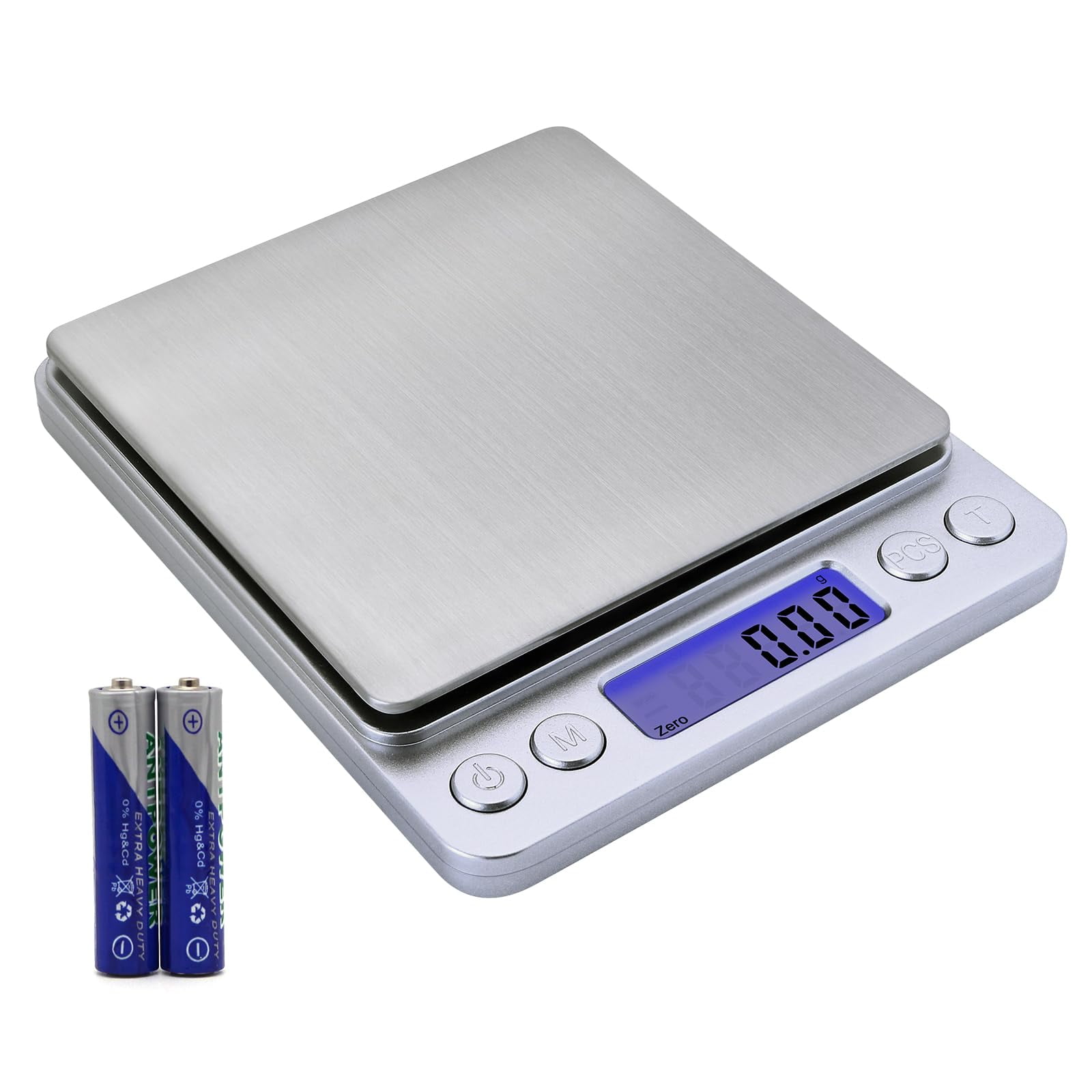 Gram Scale,Capacity 500g Accuracy 0.01g Mini Food Scales Digital Weight ...