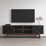 Render TV Stand Entertainment Center Walnut - Walmart.com