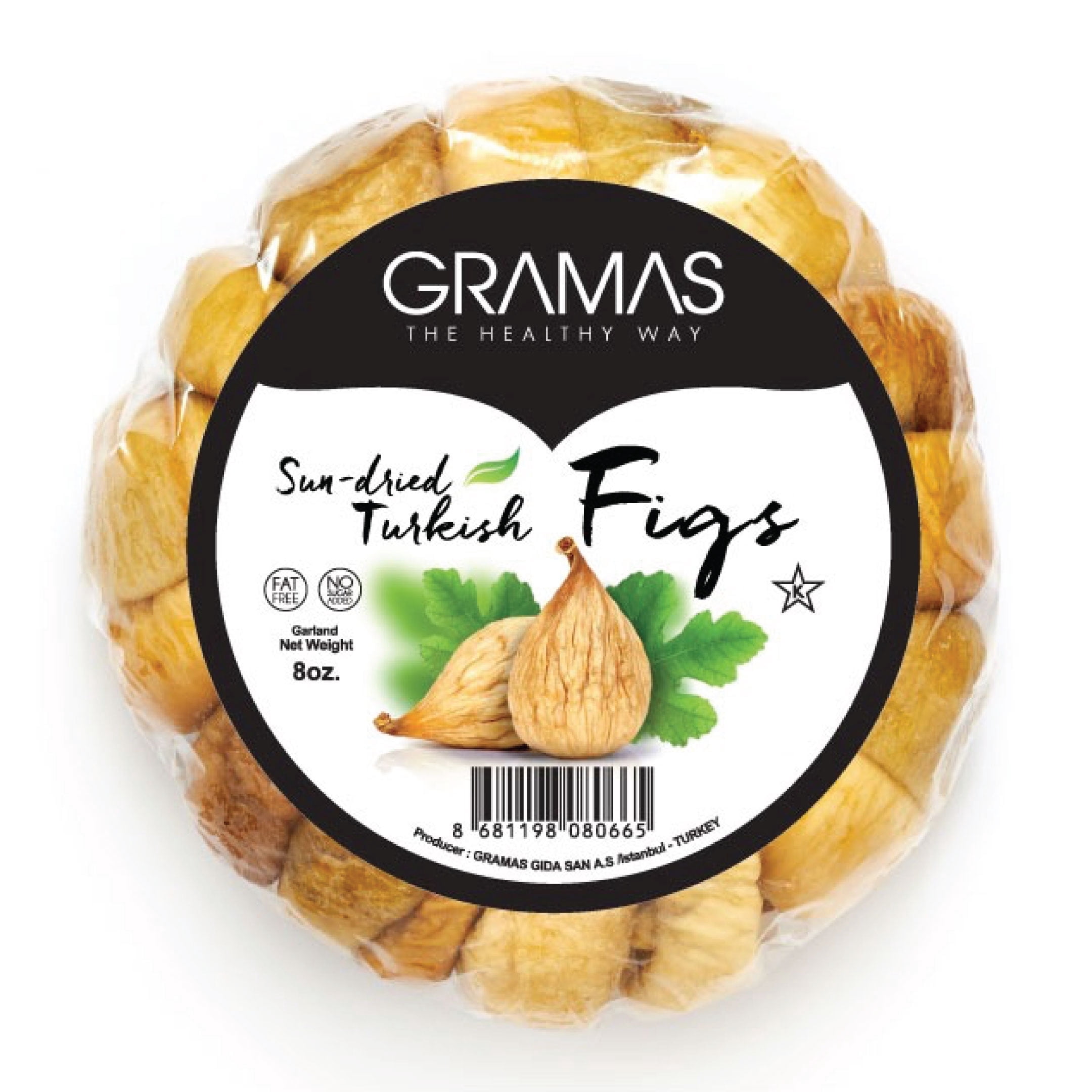 Gramas Natural Sun-Dried Figs in Garland Form (8 oz) - Walmart.com