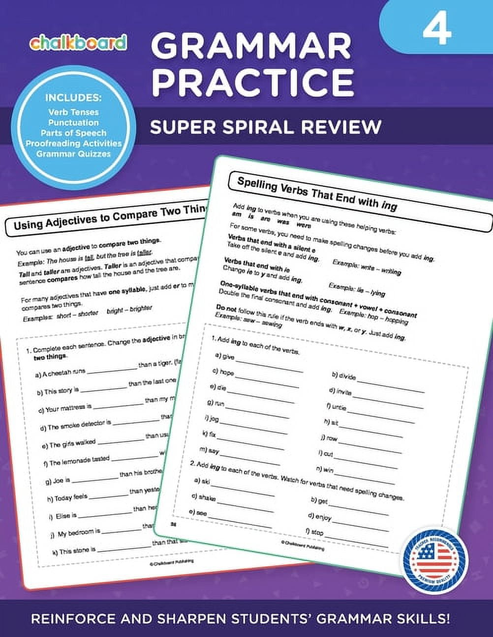 Grammar Practice Grade 4, (Paperback) - Walmart.com
